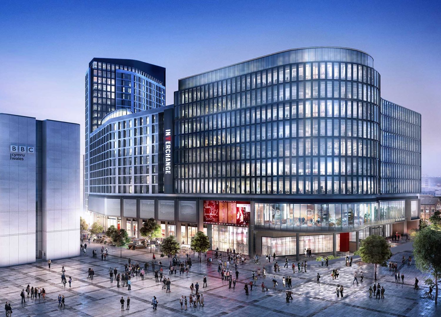 Rightacres - Cardiff Interchange. Cardiff’s new transport Interchange.